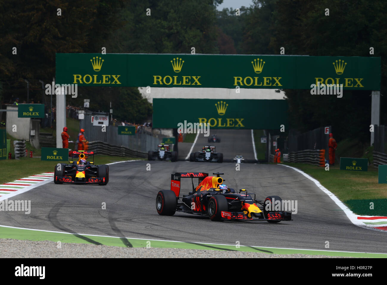 Daniel Ricciardo, Red Bull Racing, Italian Gp 2016, Monza Stock Photo ...