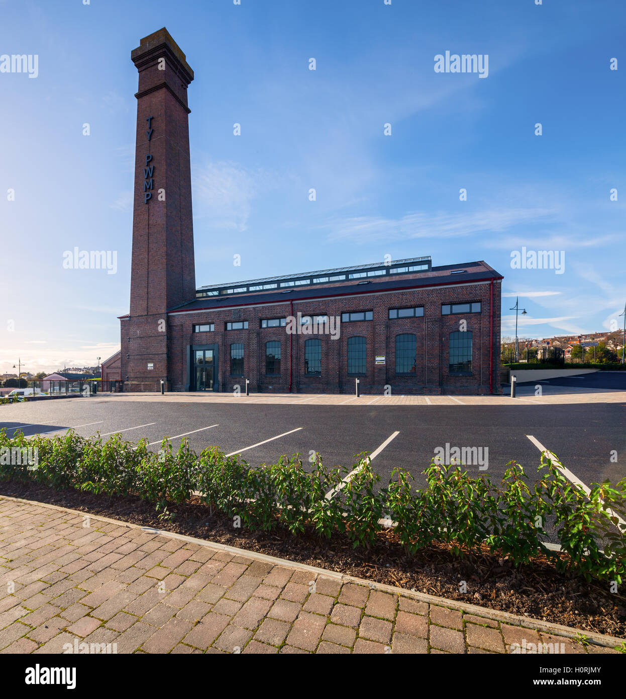 Pumphouse barry cardiff wales uk hi-res stock photography and images ...