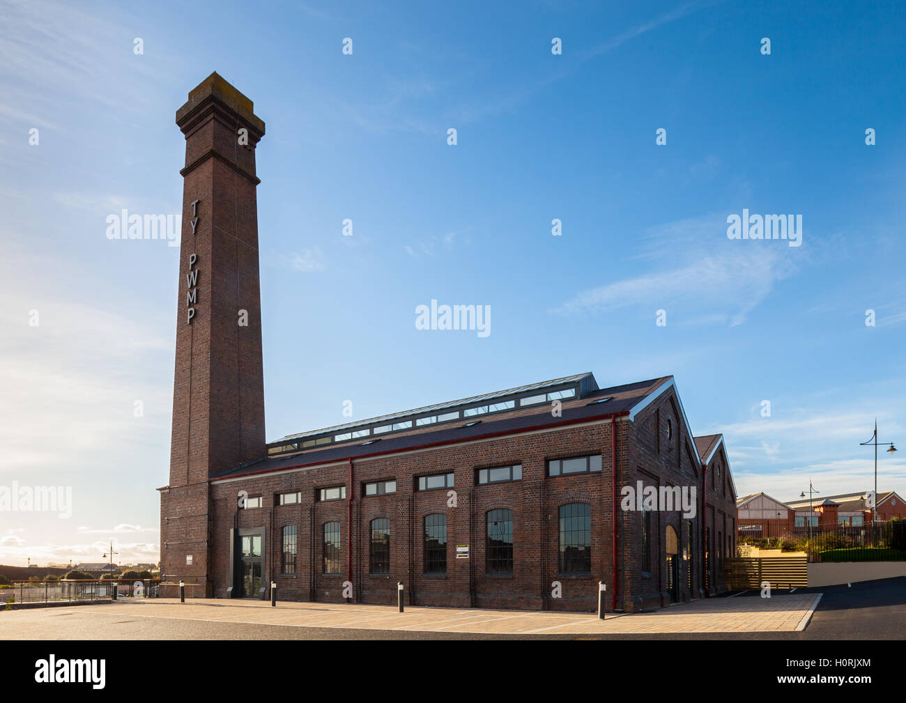 Pumphouse barry cardiff wales uk hi-res stock photography and images ...