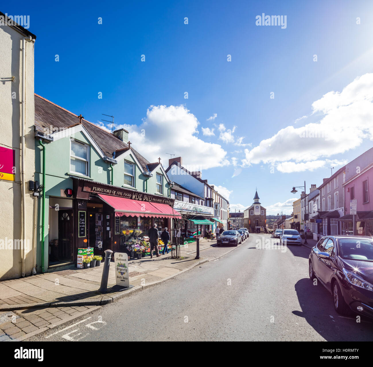 Narberth, Pembrokeshire, Wales, UK Stock Photo - Alamy