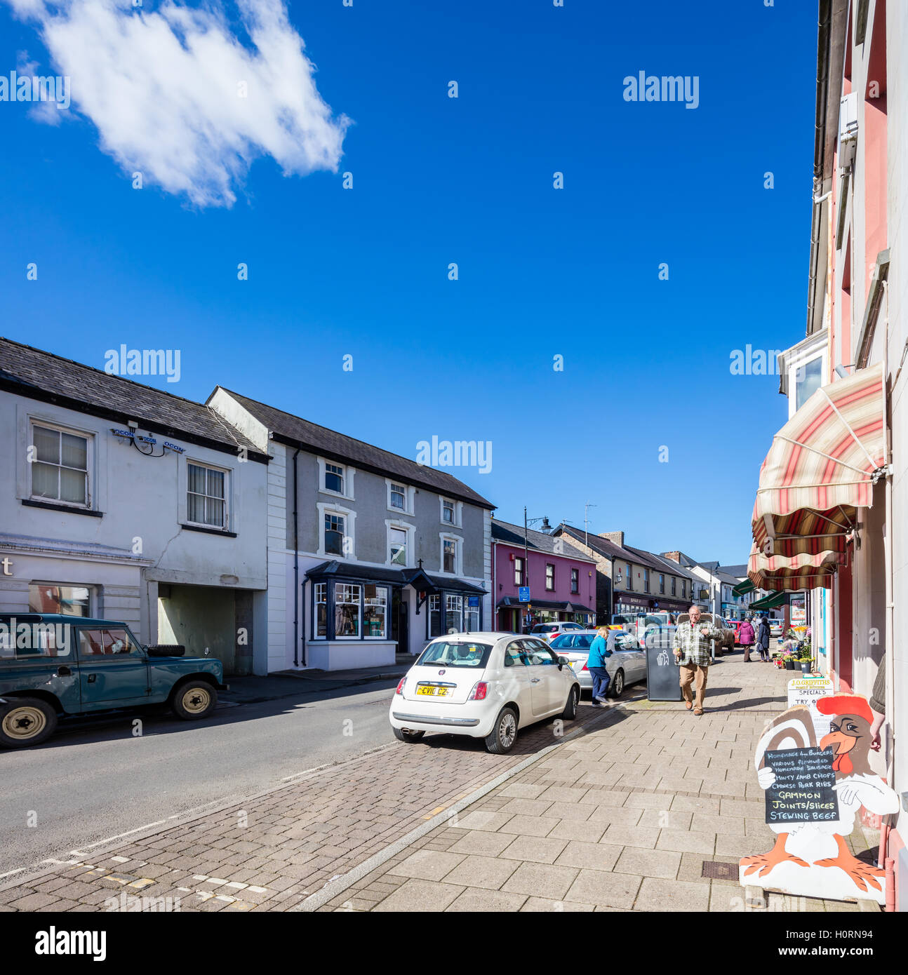 Narberth, Pembrokeshire, Wales, UK Stock Photo - Alamy