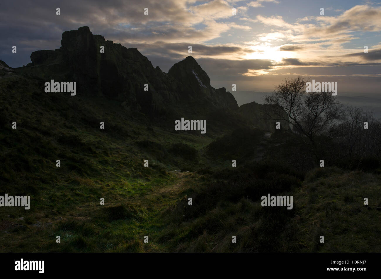 Mow cop castle hi-res stock photography and images - Alamy