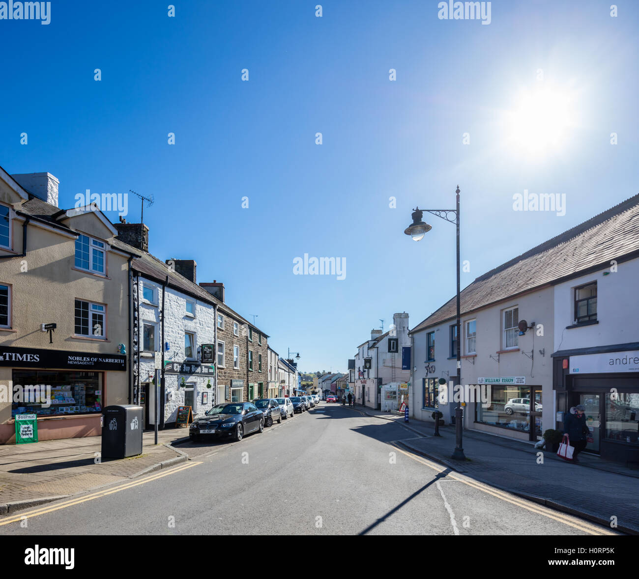 Narberth, Pembrokeshire, Wales, UK Stock Photo - Alamy