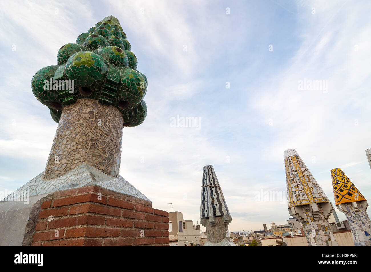Rooftop chimney design hi-res stock photography and images - Alamy