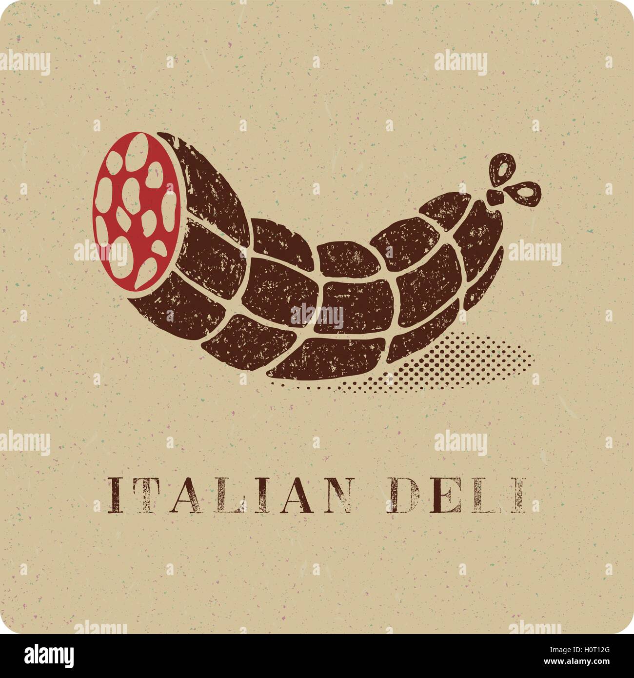 Meat butcher shop vintage Stock Vector Images - Alamy