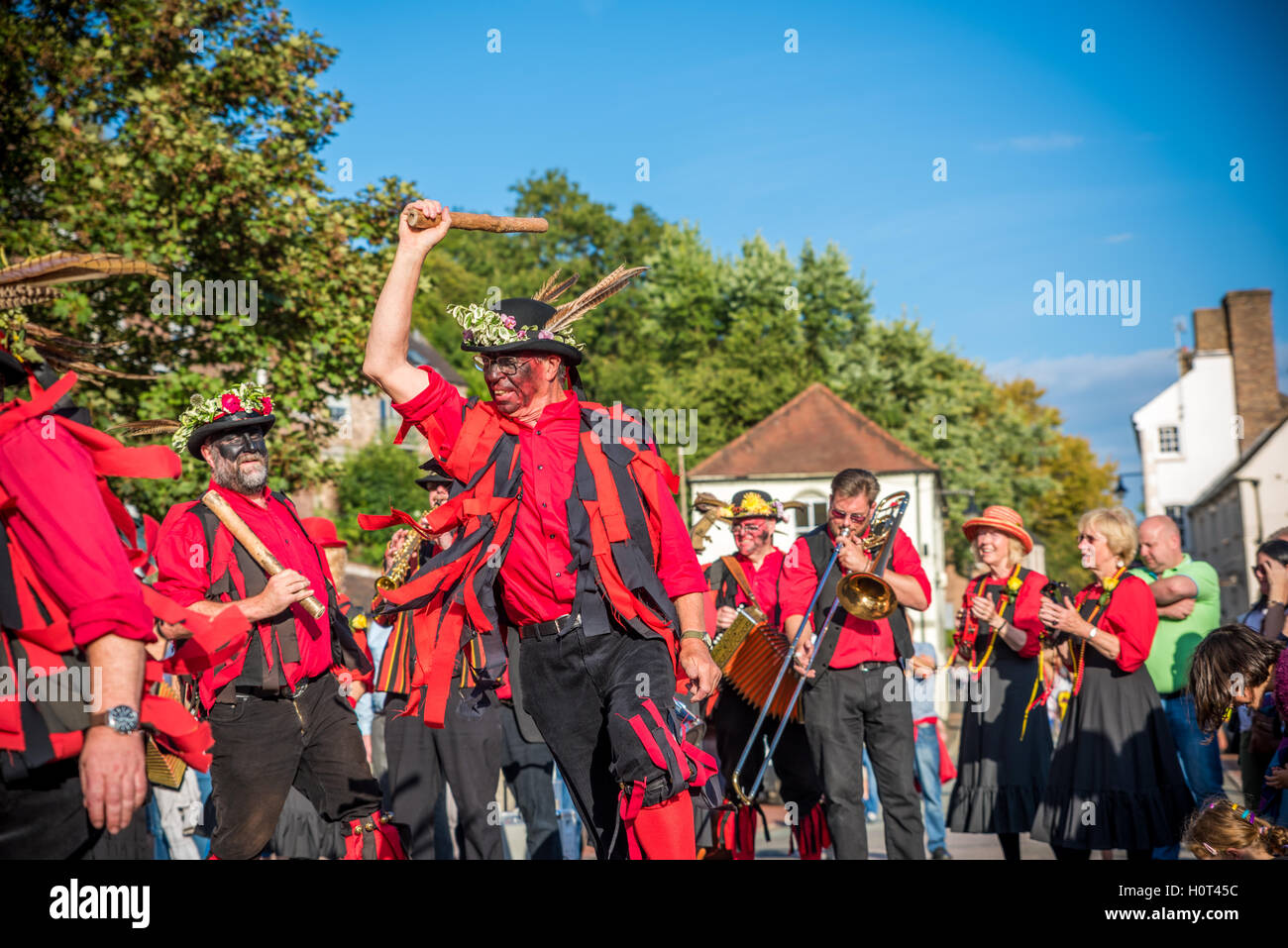Black face morris dancer hi-res stock photography and images - Alamy