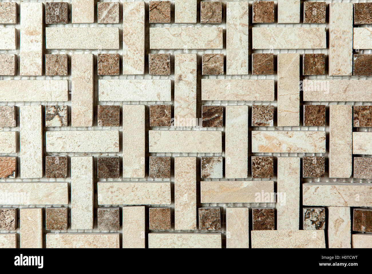 Wall Small Squares Abstract Pattern Stock Photo - Alamy