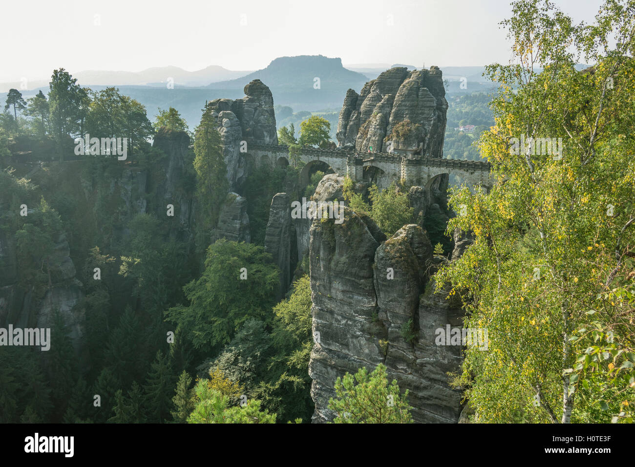 Bastei rocks hi-res stock photography and images - Alamy