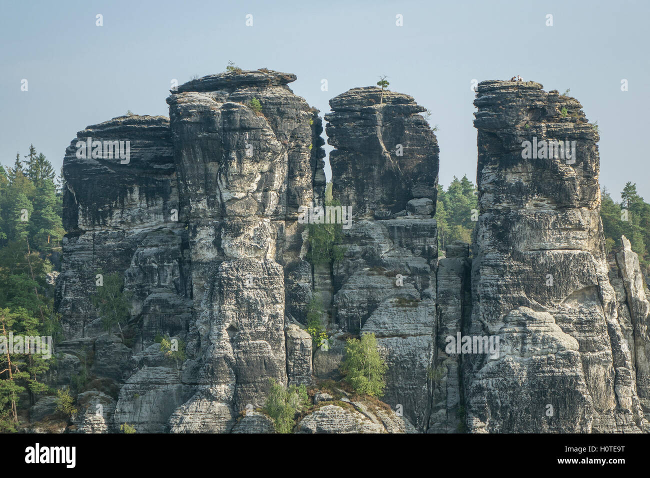 Bastei rocks hi-res stock photography and images - Alamy
