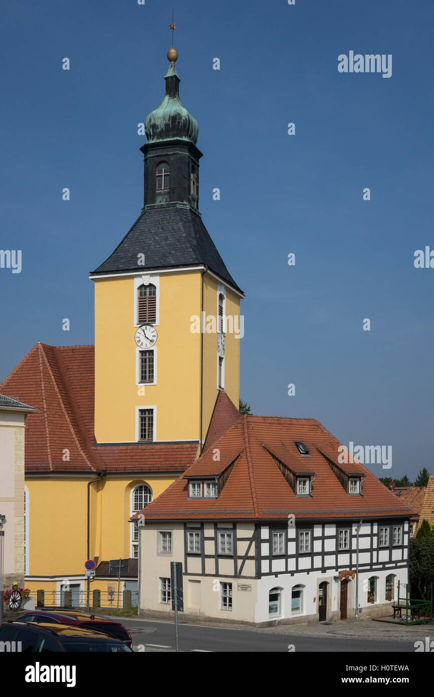 Germany, Saxony, Hohnstein Stock Photo - Alamy
