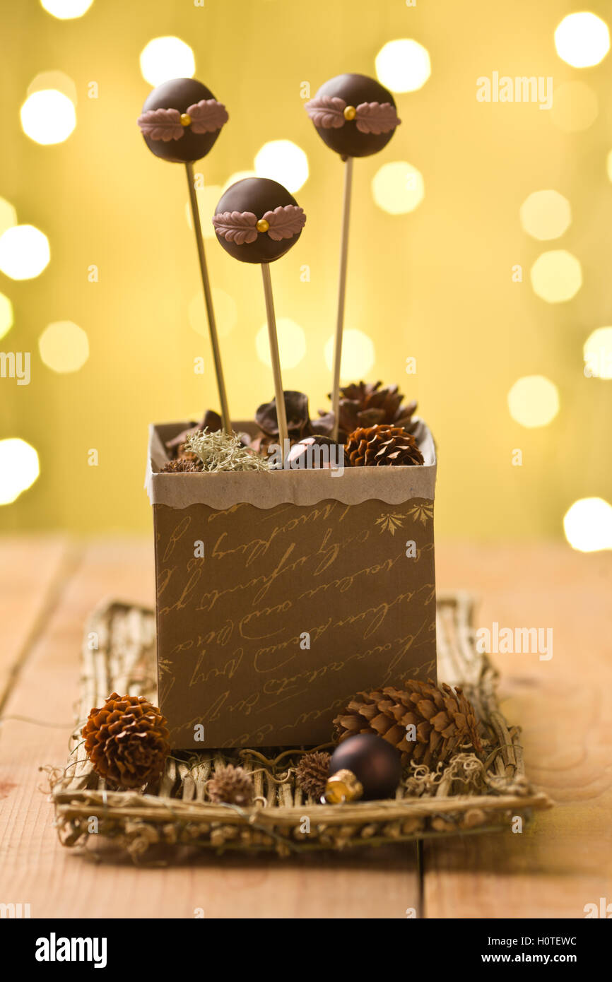 Sweet chocolate candy cones hi-res stock photography and images - Alamy