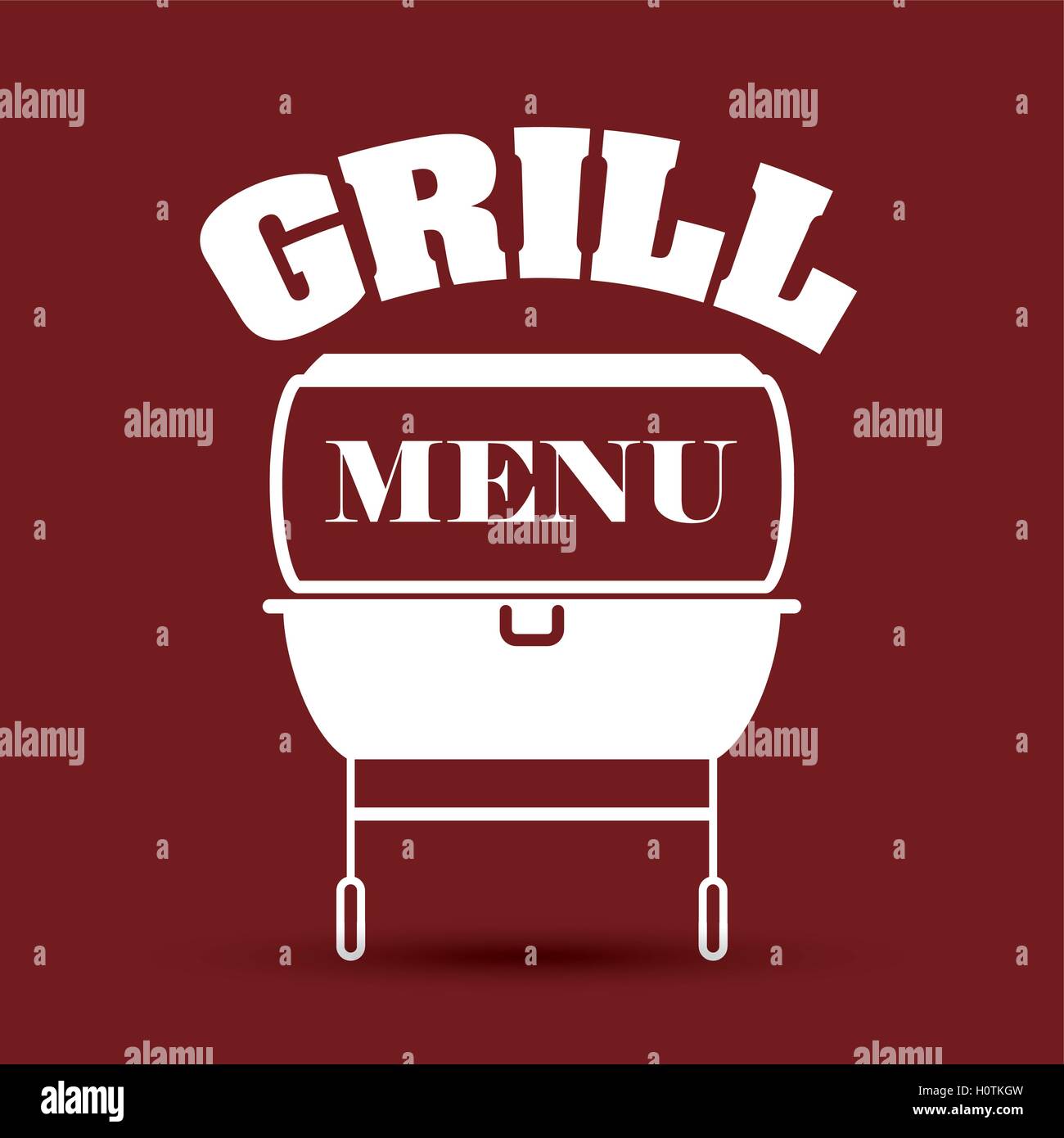 Bbq and grill menu design Stock Vector Image & Art - Alamy