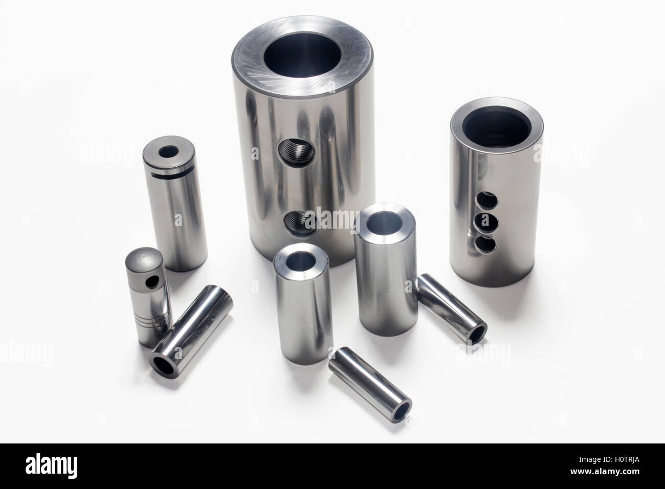 Chrome cylinder Cut Out Stock Images & Pictures - Alamy
