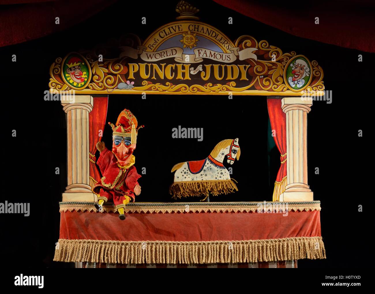 Open doors day, Punch and Judy show at the Scottish Mask and Puppet ...