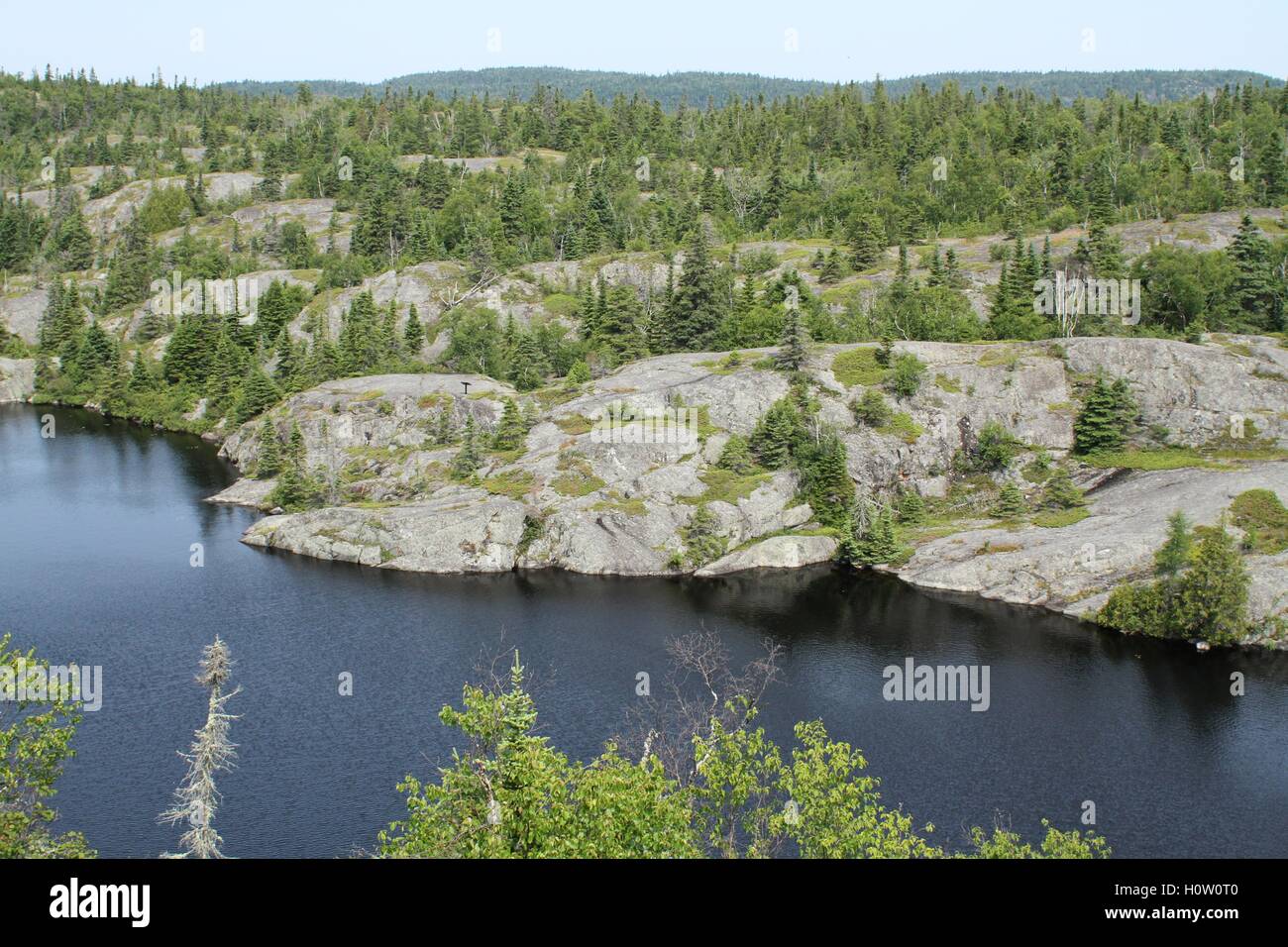Halfway Lake Pukaskwa NP Stock Photo - Alamy