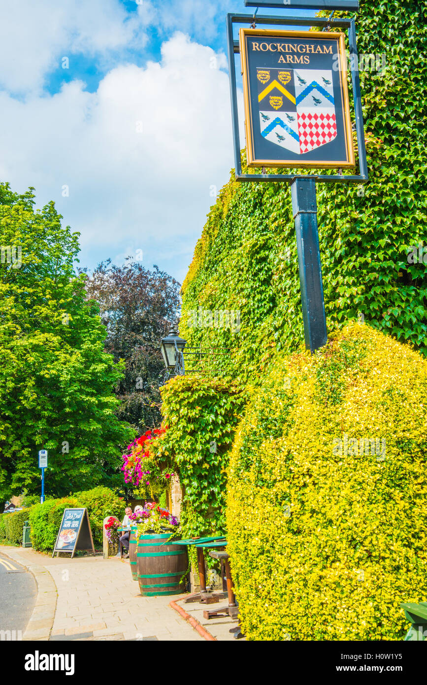 Old Rockingham arms pub Wentworth Stock Photo - Alamy