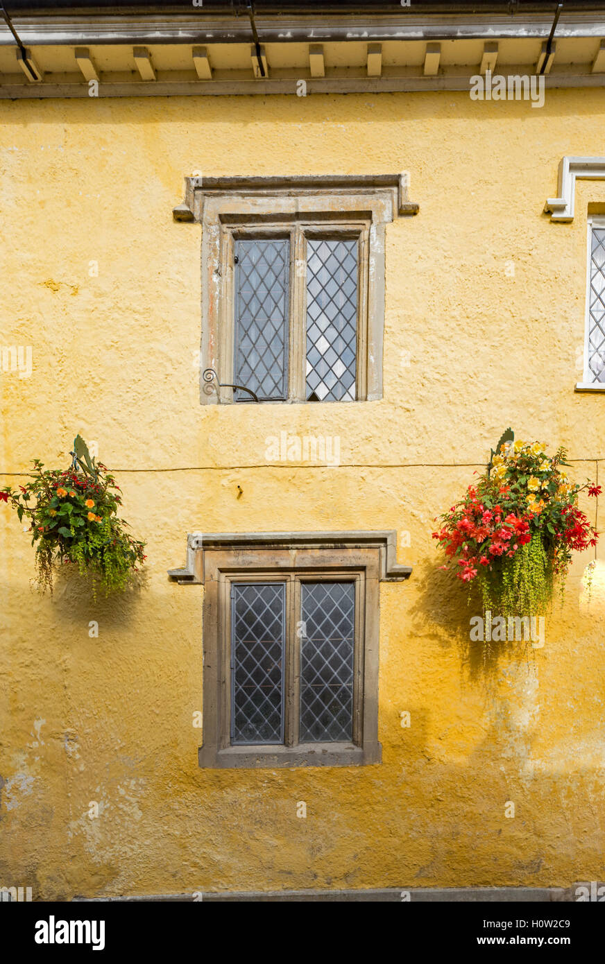 Close up detail of the Market House (1665), Market Square, Tetbury ...