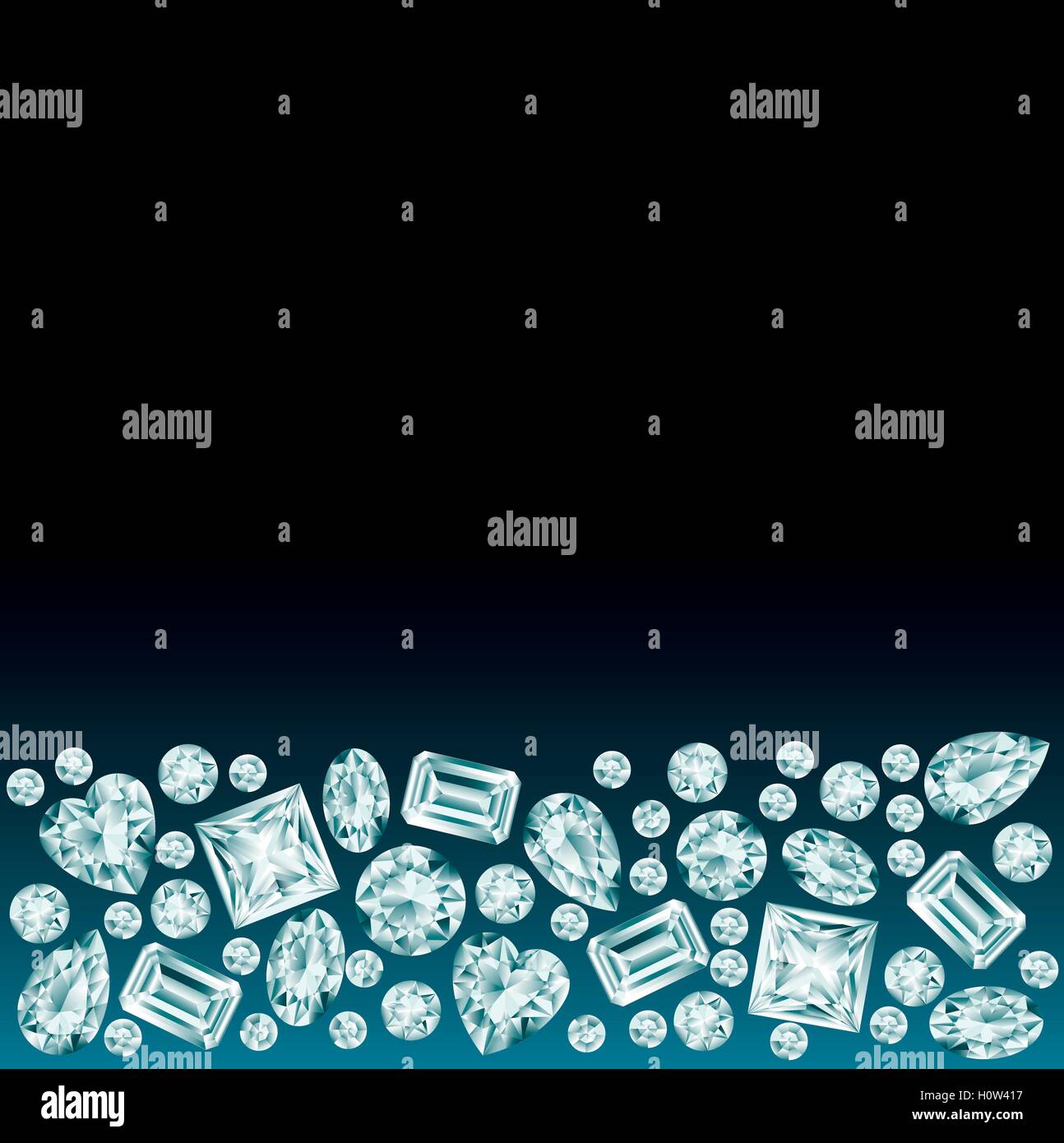 Black background with diamonds Stock Vector Image & Art - Alamy