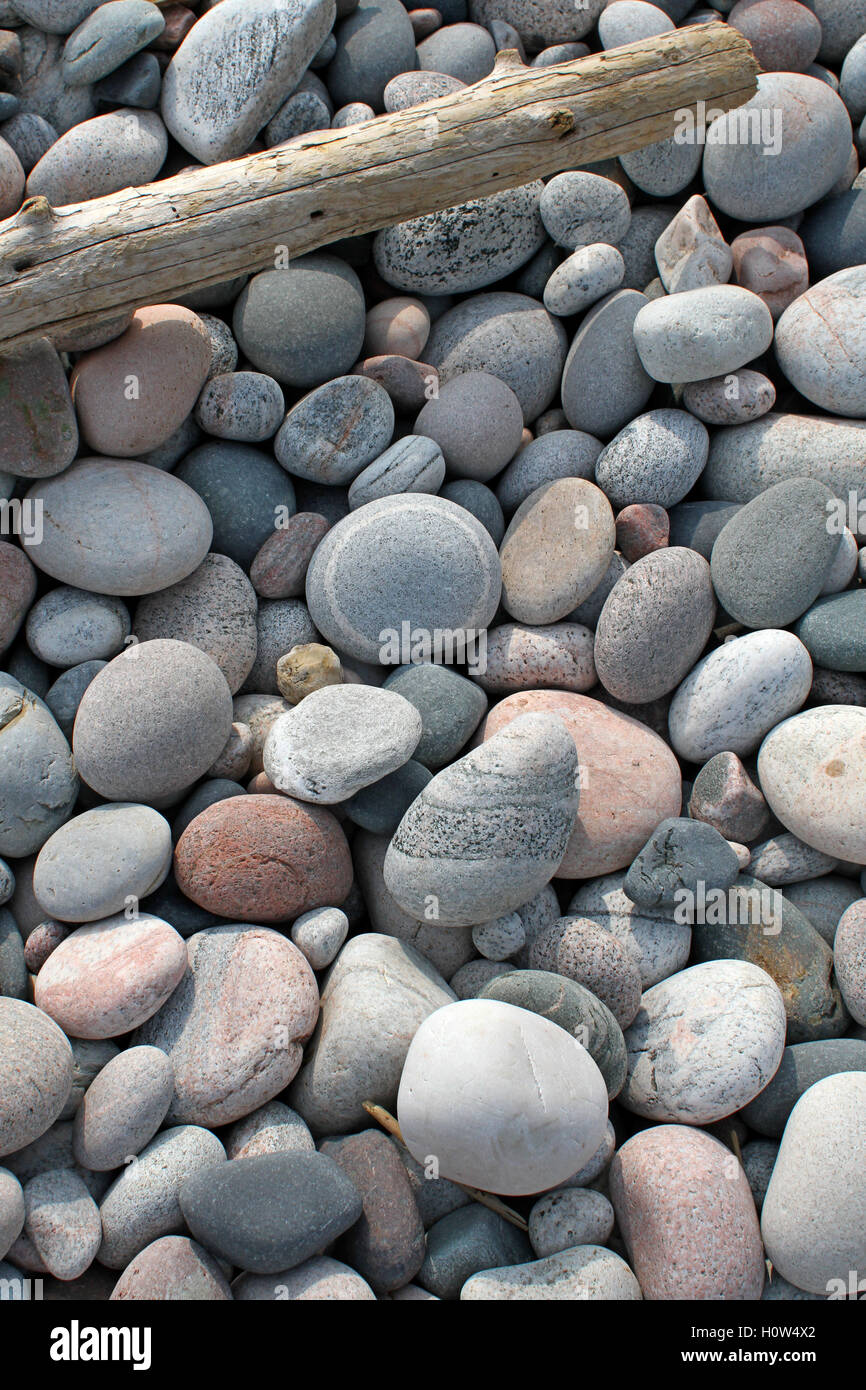 Pebble Beach - dry pebbles Stock Photo - Alamy