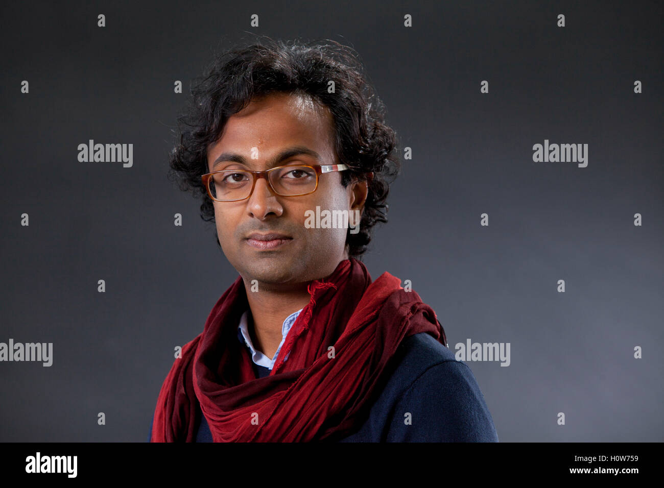 Anjan Sundaram, the Indian journalist and author, at the Edinburgh ...