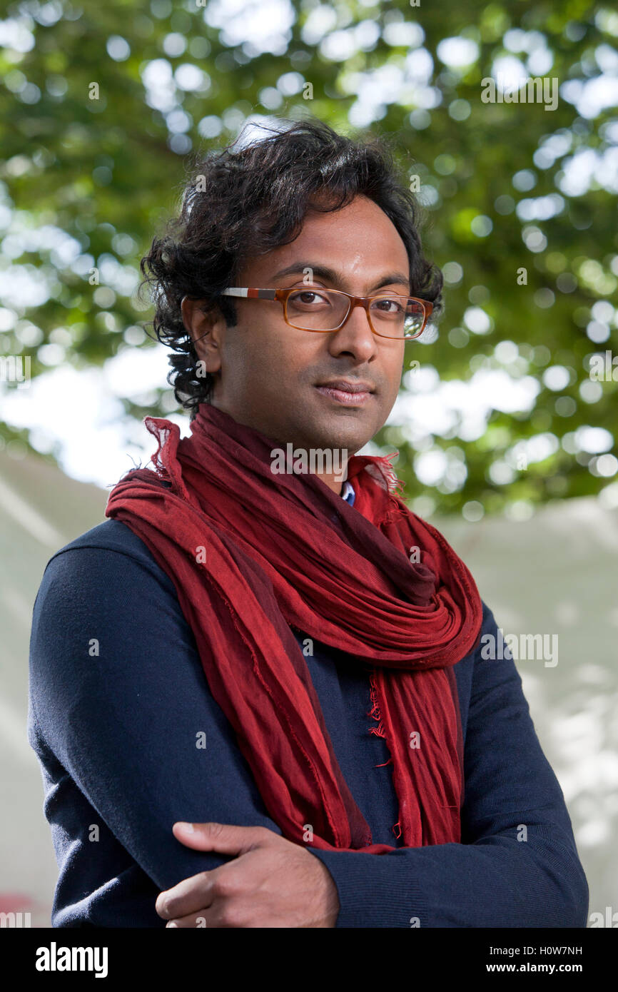 Anjan Sundaram, the Indian journalist and author, at the Edinburgh ...
