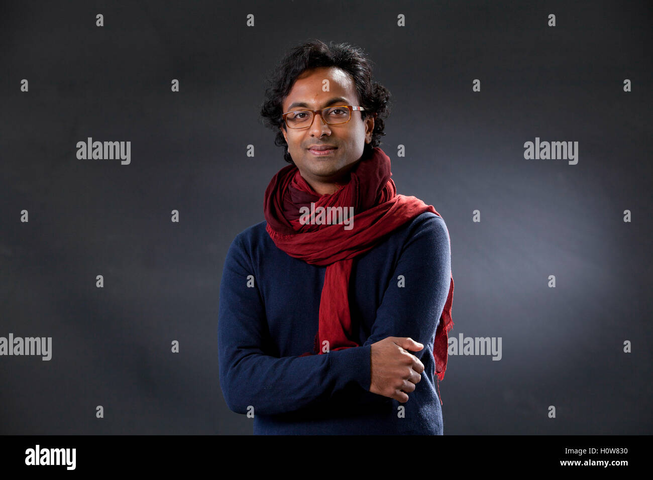 Anjan Sundaram, the Indian journalist and author, at the Edinburgh ...
