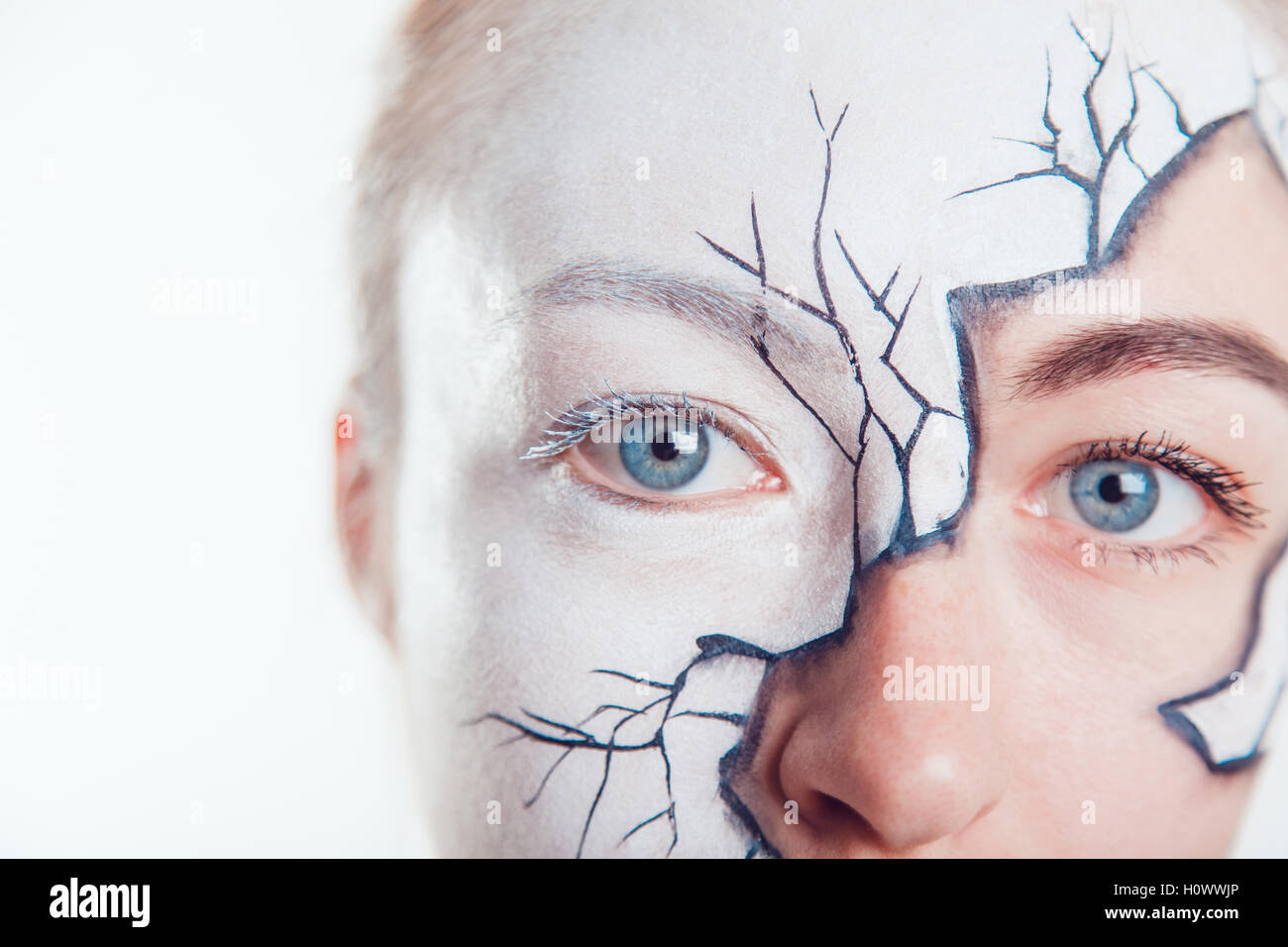 Red hair zombie girl hi-res stock photography and images - Alamy