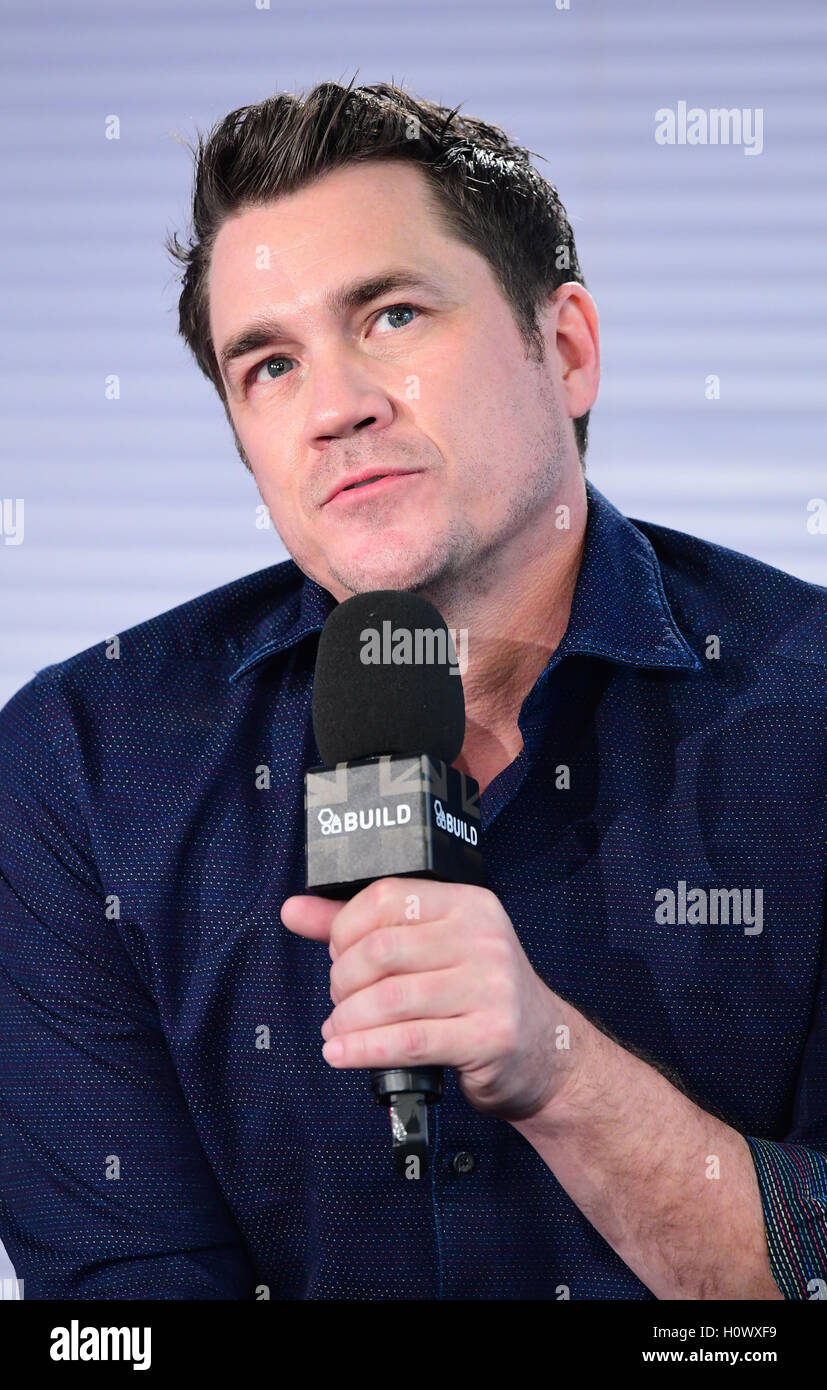 Tate Taylor speaking at an AOL BUILD series London event at AOL's ...