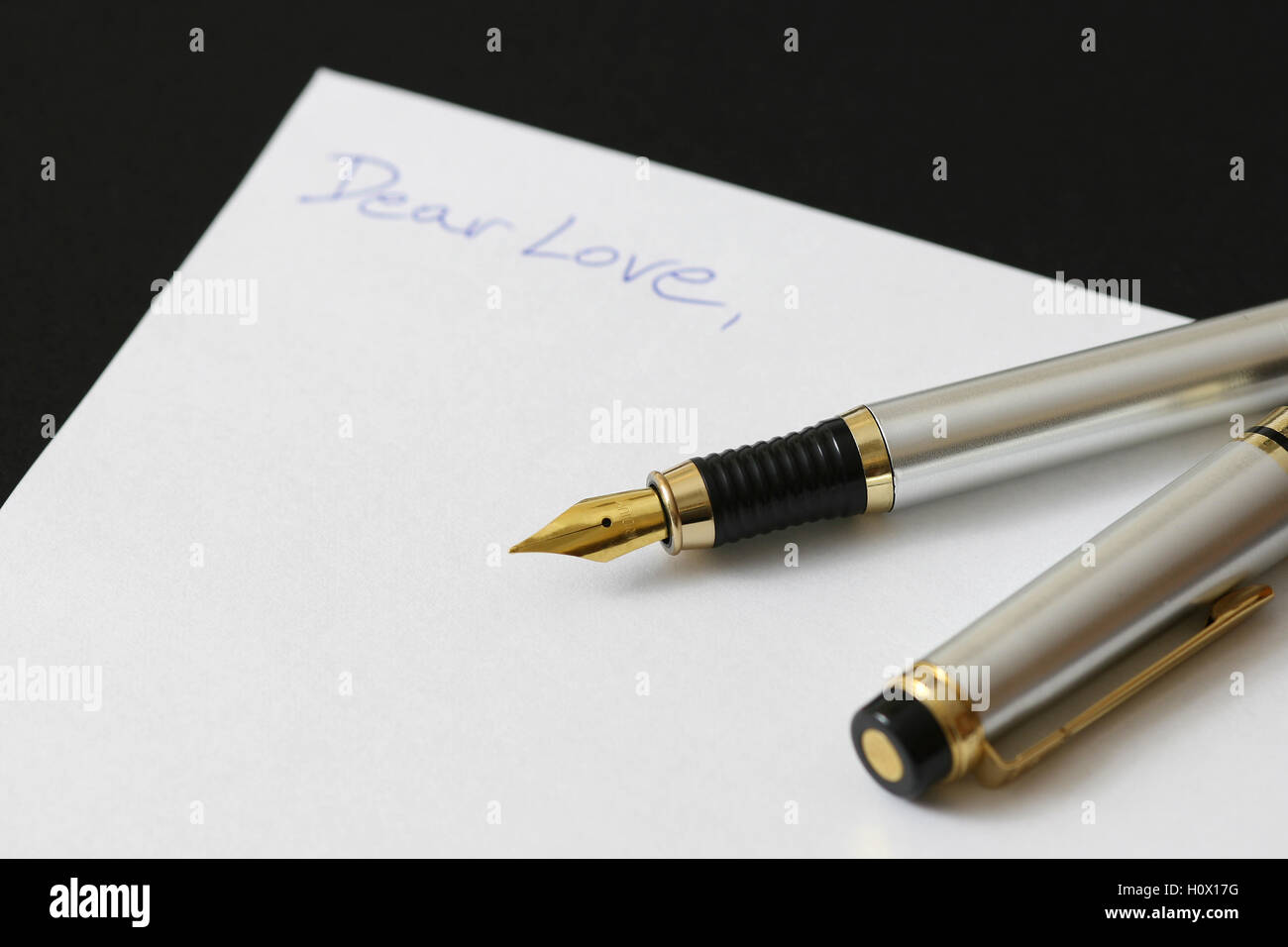 Vintage love letters mail hi-res stock photography and images - Alamy