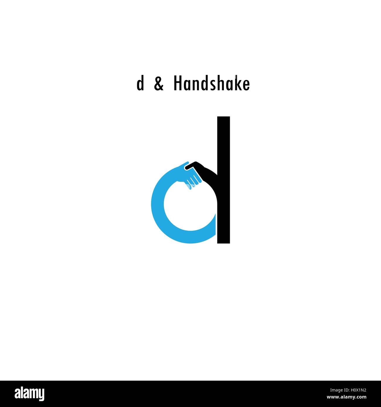 Creative D- letter icon abstract logo design vector template.Business ...