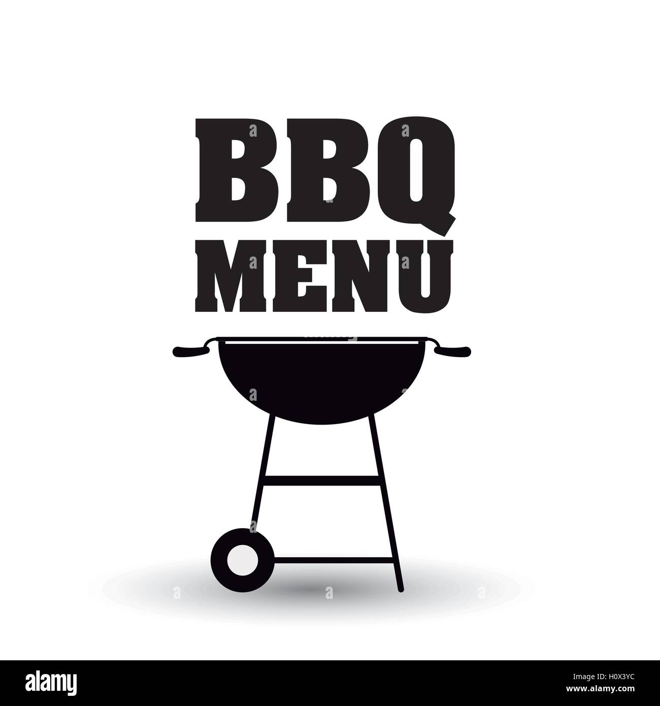 Bbq and grill menu design Stock Vector Image & Art - Alamy