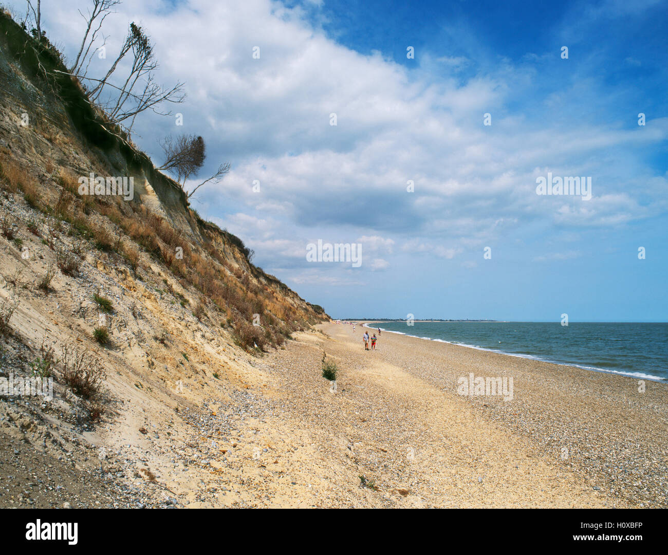 Dunwich beach and cliff erosion, Suffolk, England, UK Stock Photo - Alamy