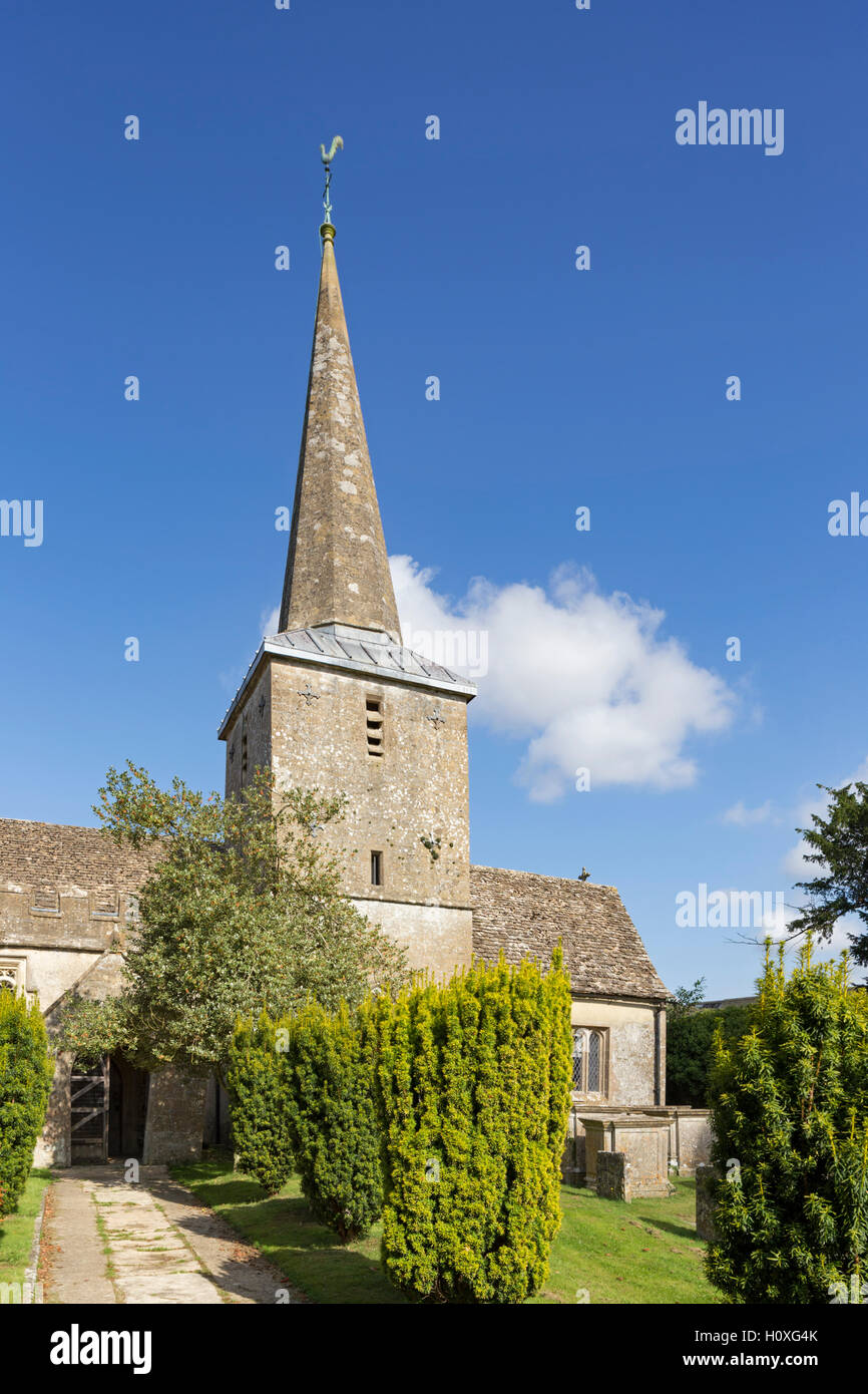 the Cotswold village of Rodmarton and St Matthew Church ...