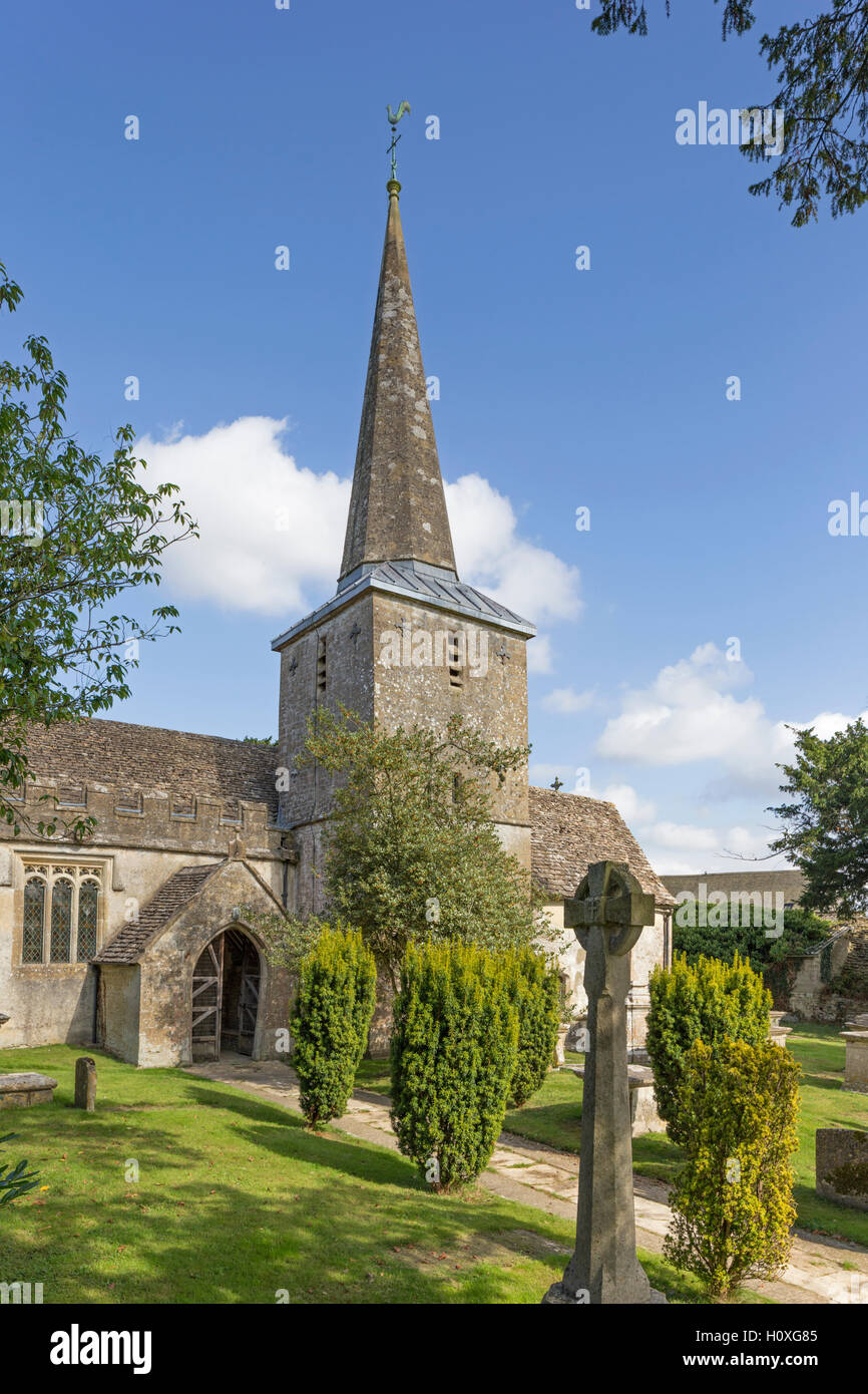 the Cotswold village of Rodmarton and St Matthew Church ...