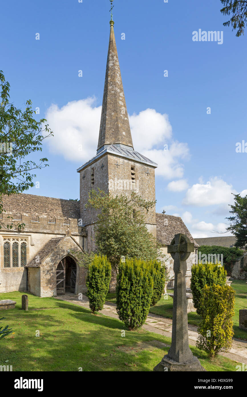 the Cotswold village of Rodmarton and St Matthew Church ...