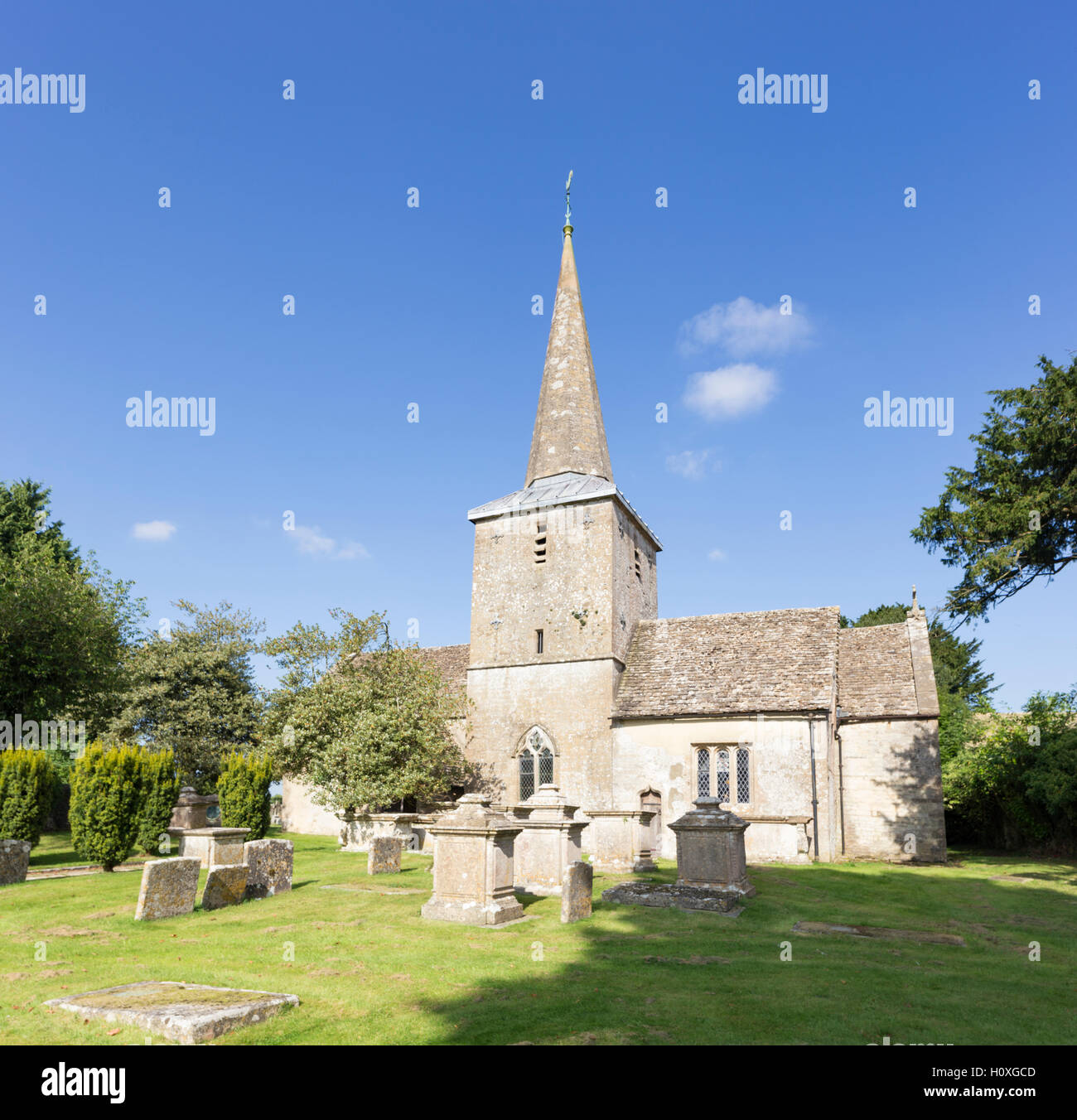 the Cotswold village of Rodmarton and St Matthew Church ...