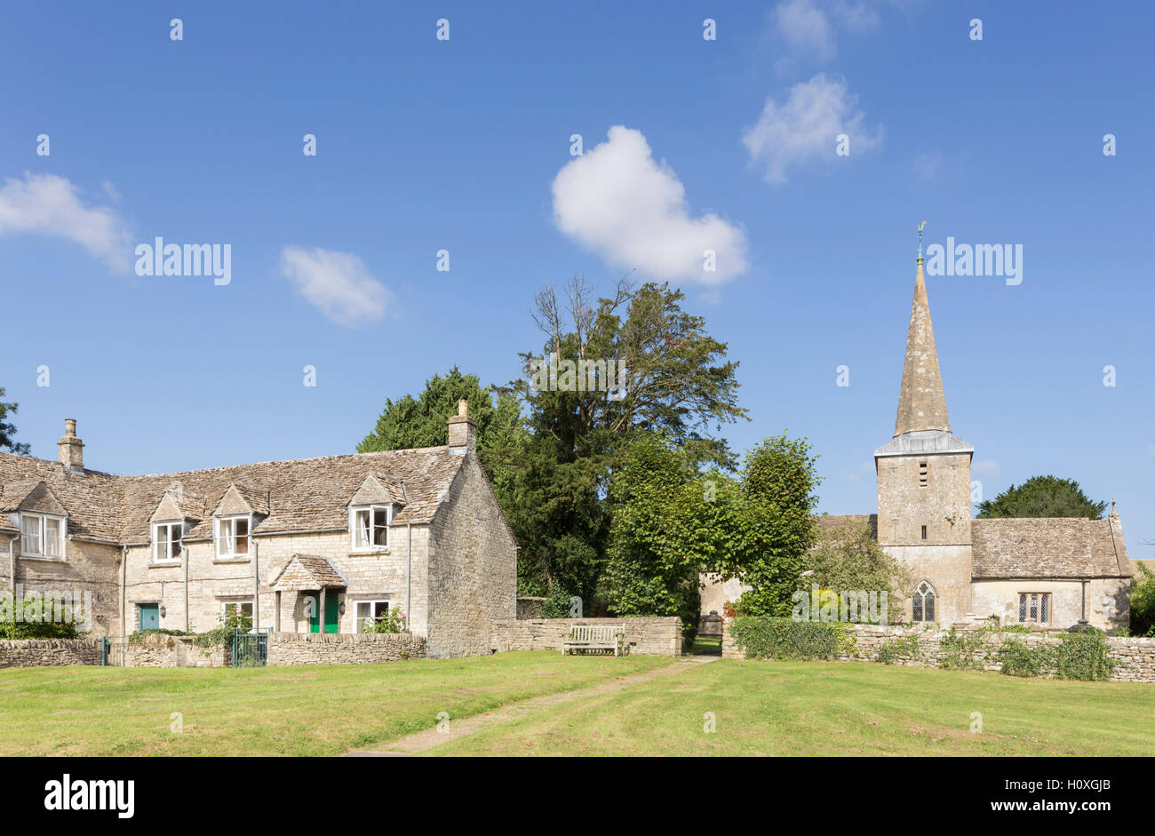 the Cotswold village of Rodmarton and St Matthew Church ...