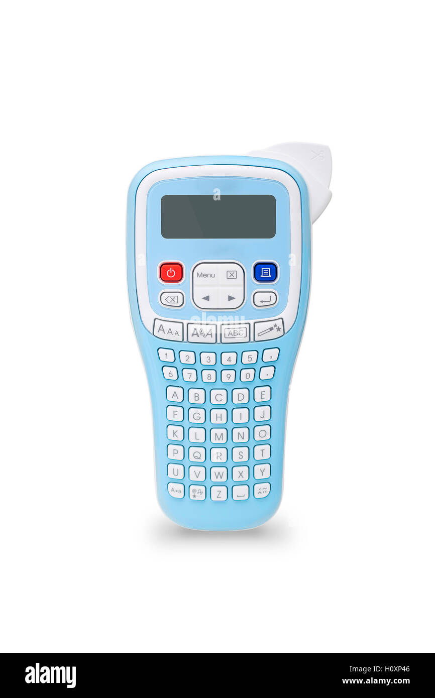 Handheld Label Maker Stock Photo - Alamy