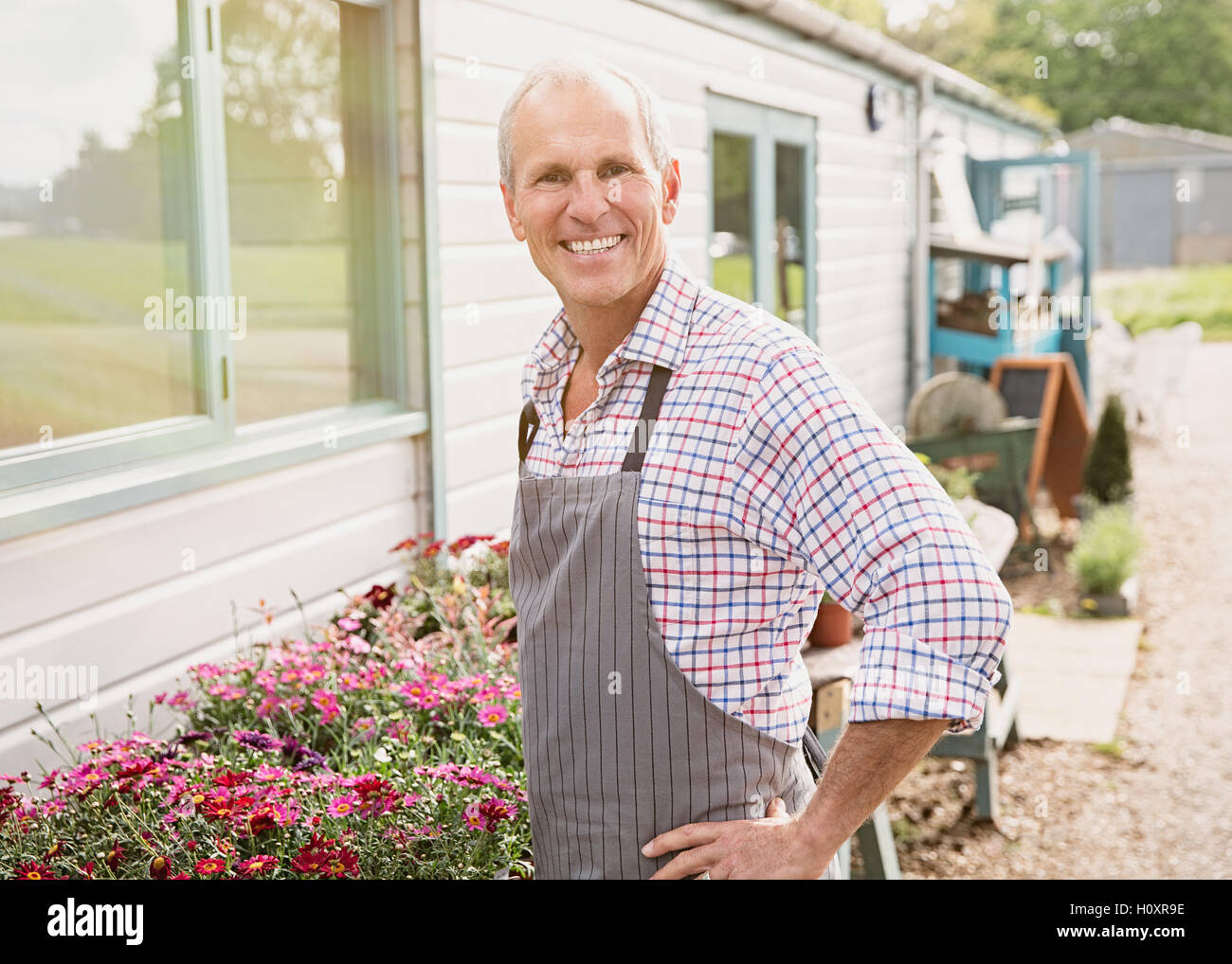 portrait plant nursery small business owner Stock Photo - Alamy