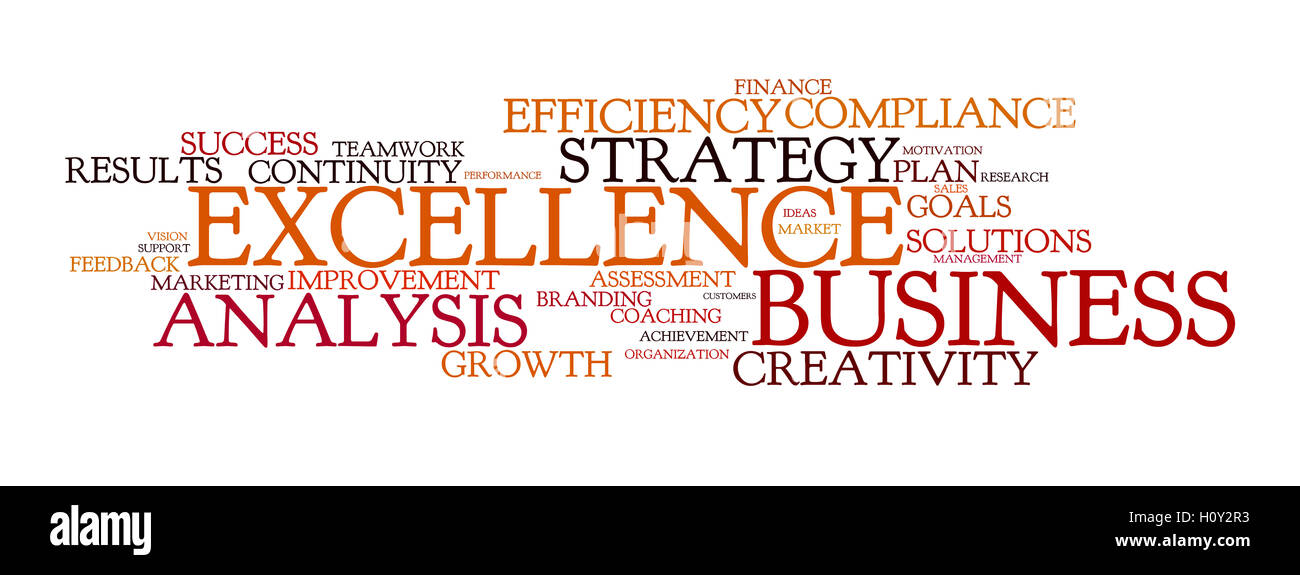 Excellence concept Cut Out Stock Images & Pictures - Alamy