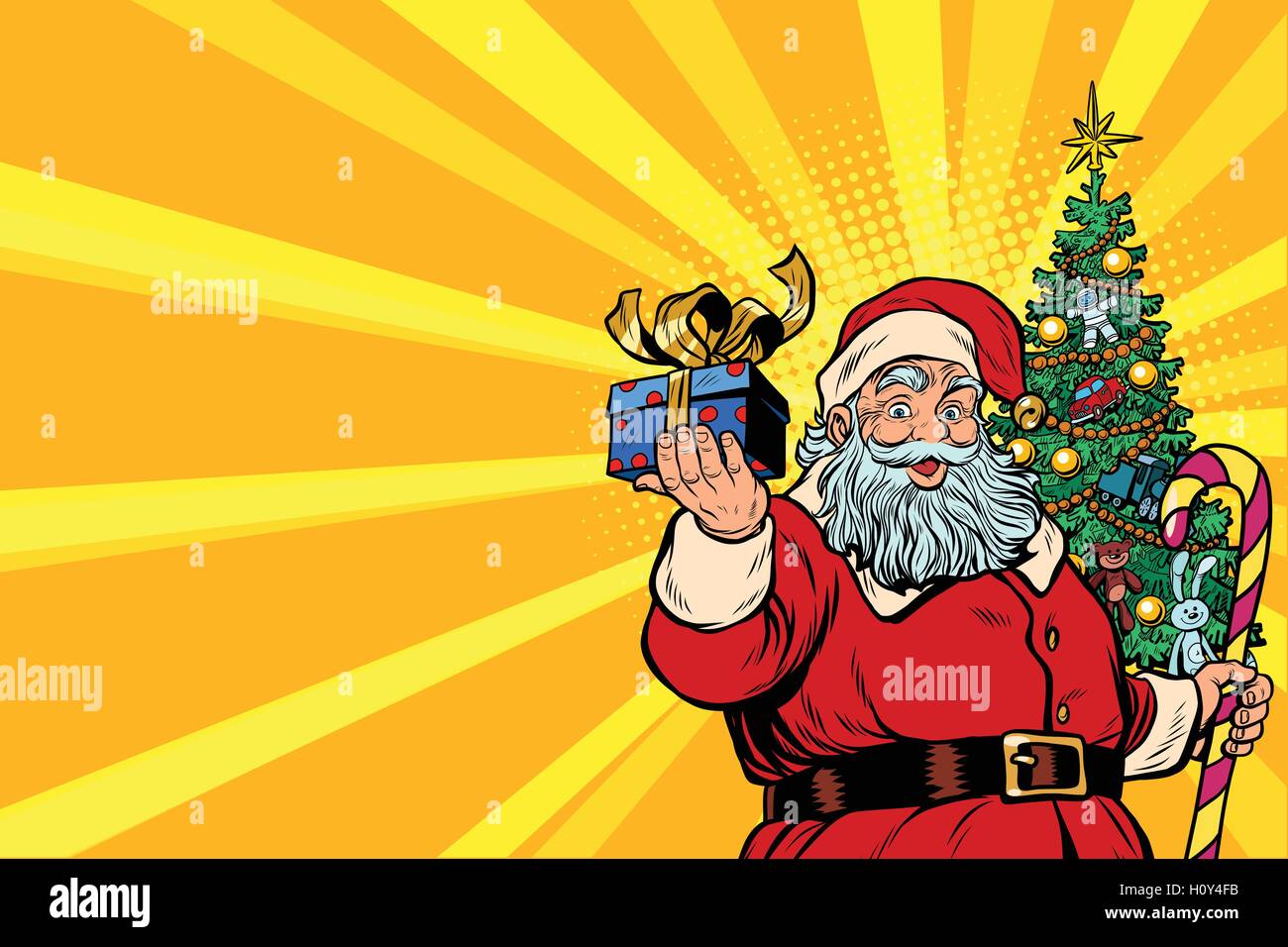 Christmas holiday decorations tree garlands Stock Vector Images - Alamy