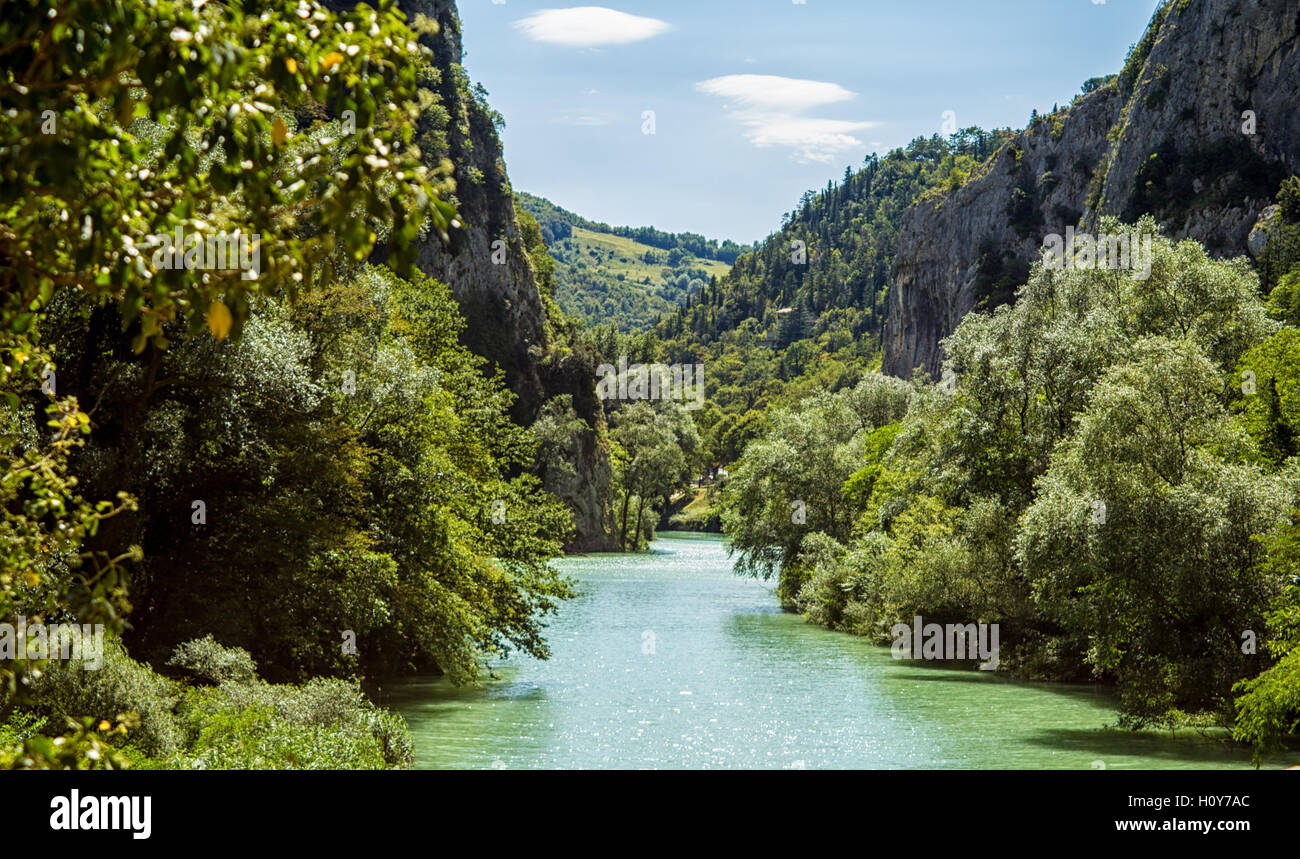 Furlo, the famous italian gorge in Marche. Nature reserve from 12/06 ...