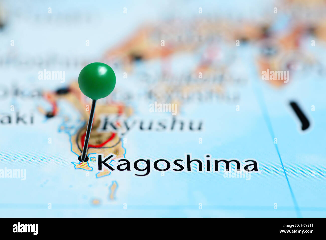 Map of kagoshima hi-res stock photography and images - Alamy
