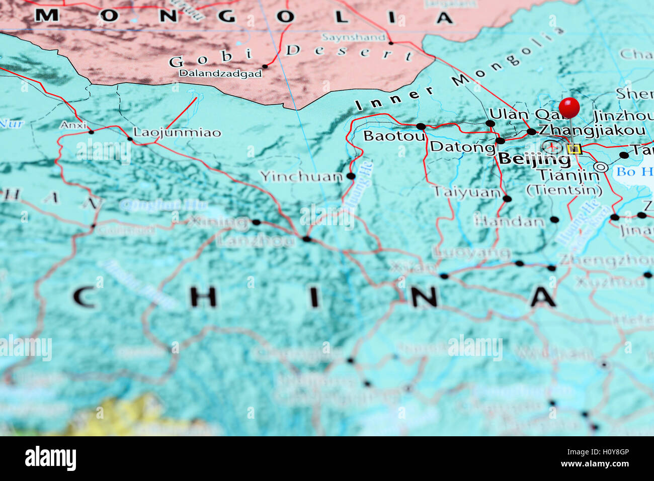 Map of peking hi-res stock photography and images - Alamy
