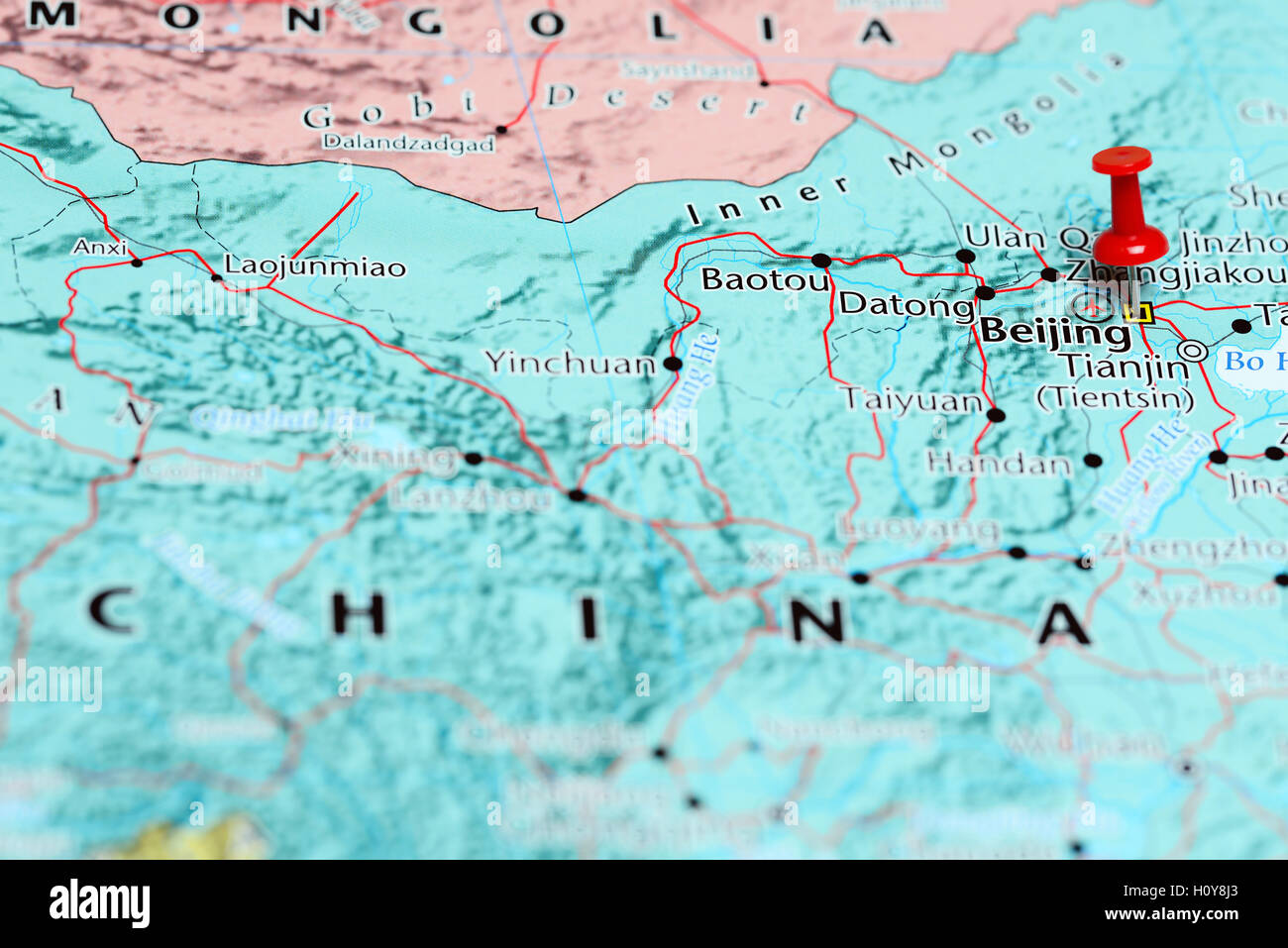 Beijing tourist map hi-res stock photography and images - Alamy