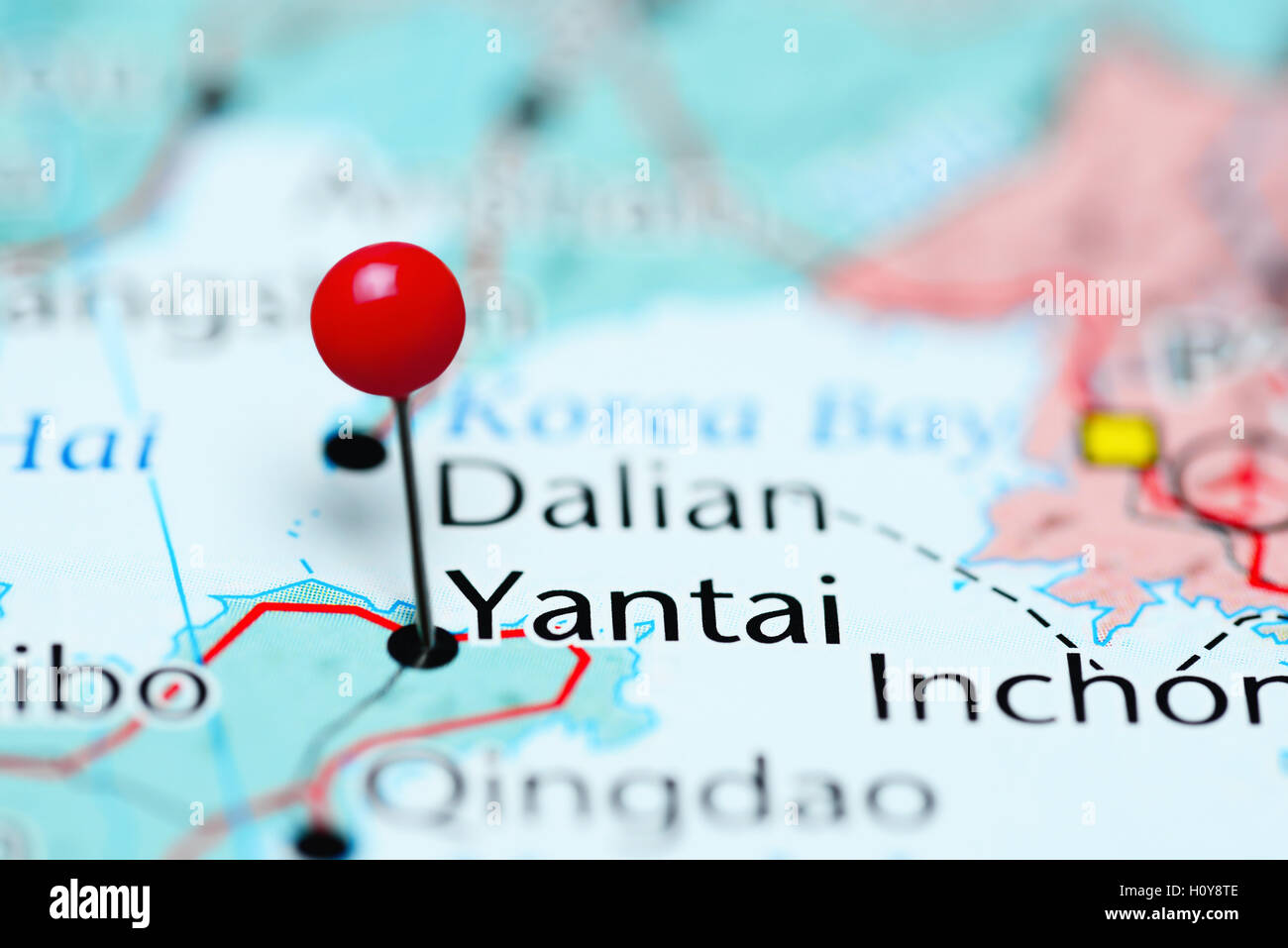 Chefoo map hi-res stock photography and images - Alamy