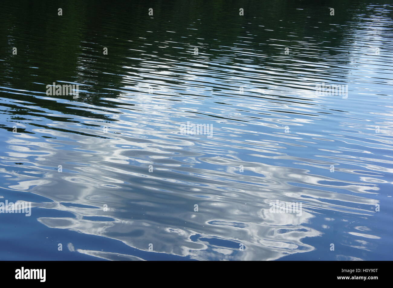 Calm waves on river surface hi-res stock photography and images - Alamy