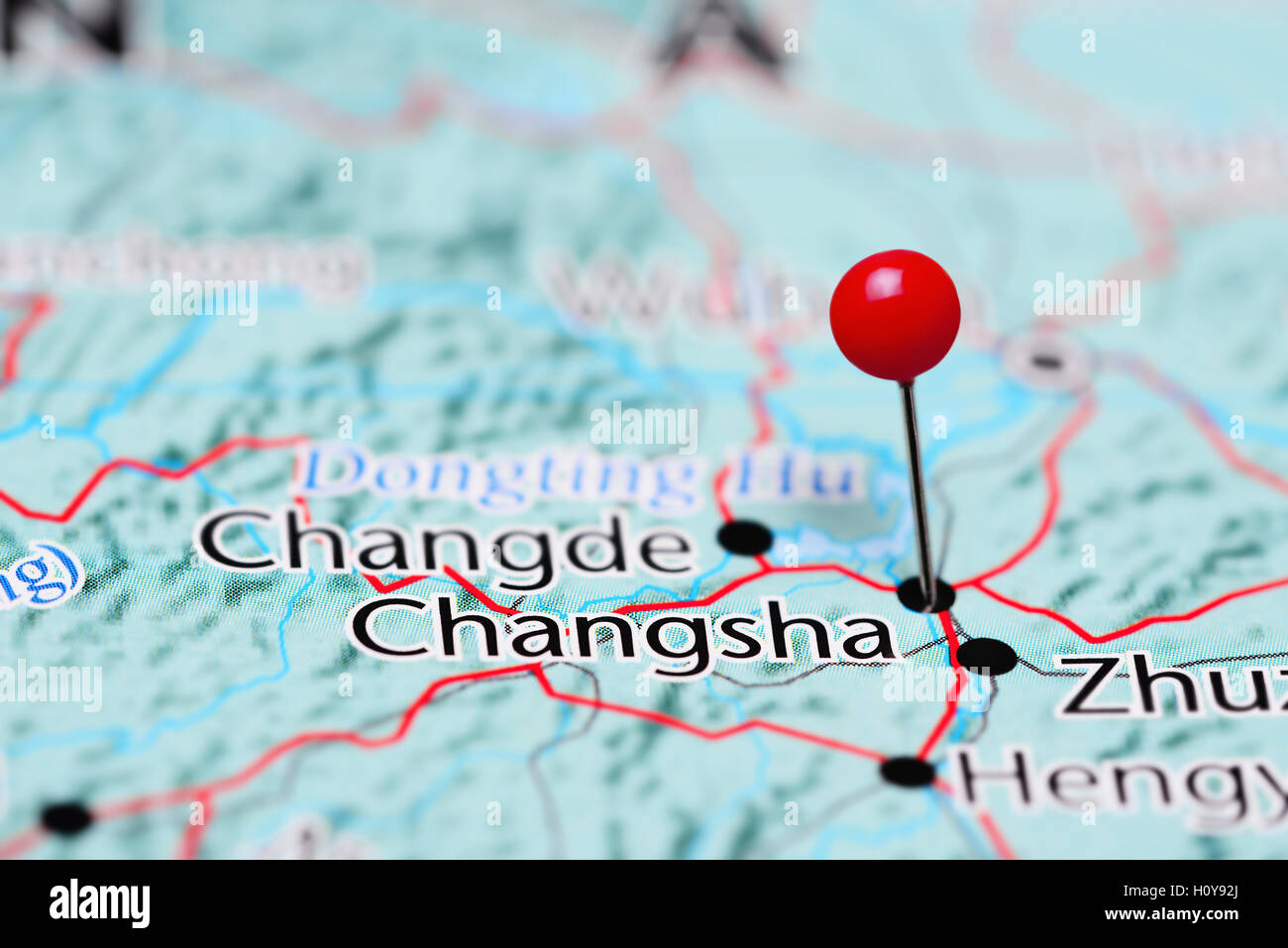 Changsha map hi-res stock photography and images - Alamy