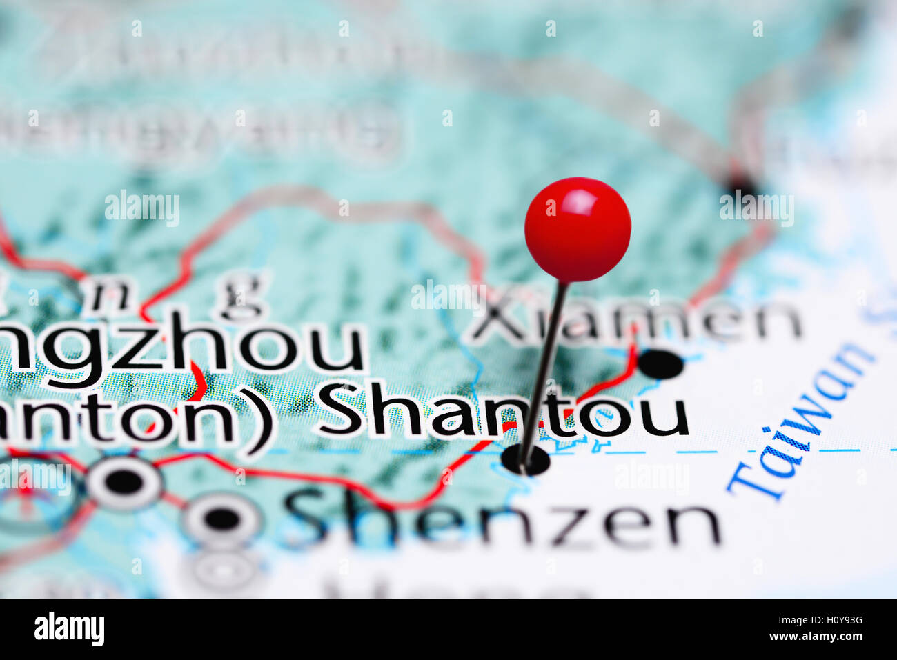 Map of shantou hi-res stock photography and images - Alamy