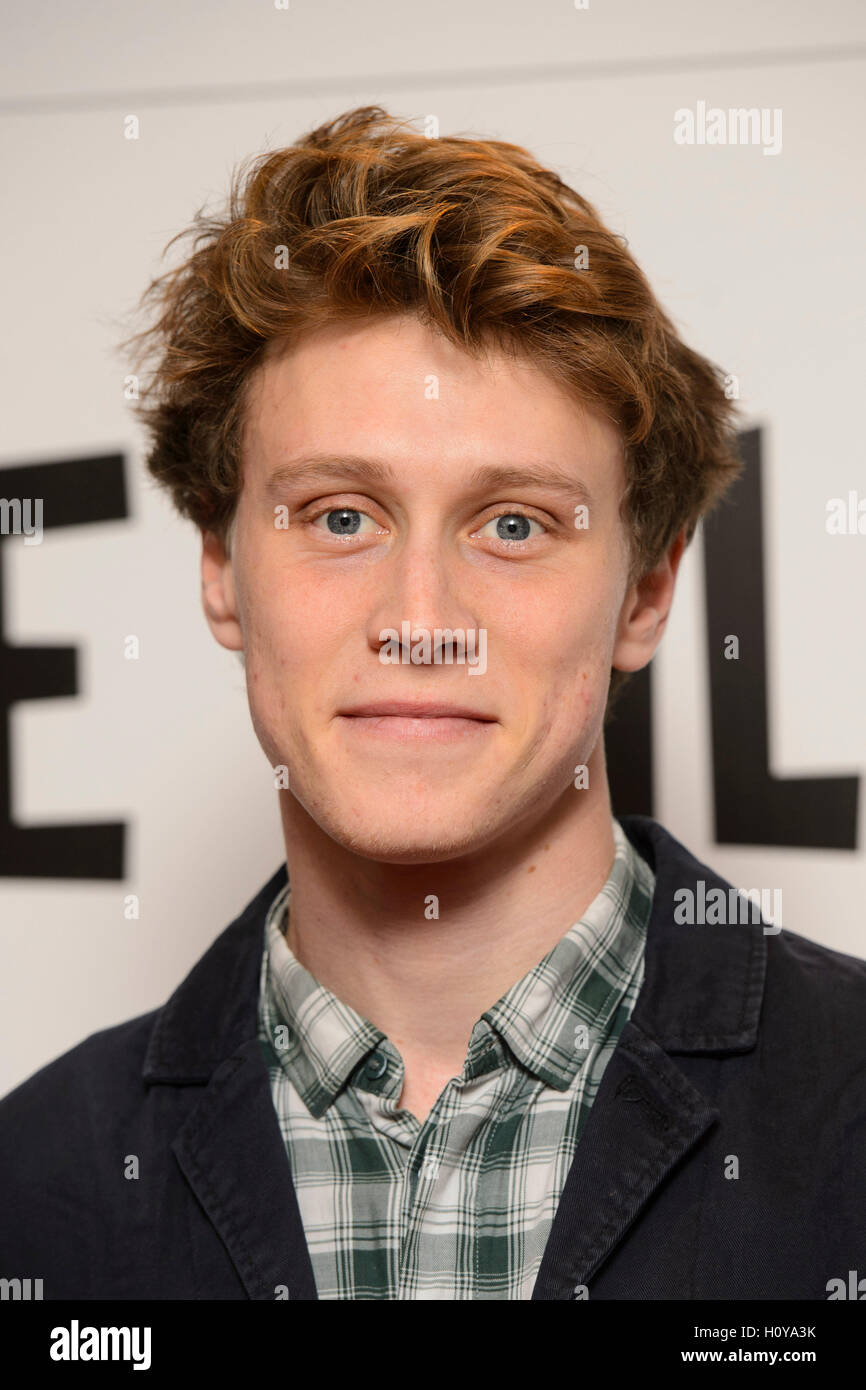 George MacKay attending the opening night gala of the Raindance Film ...